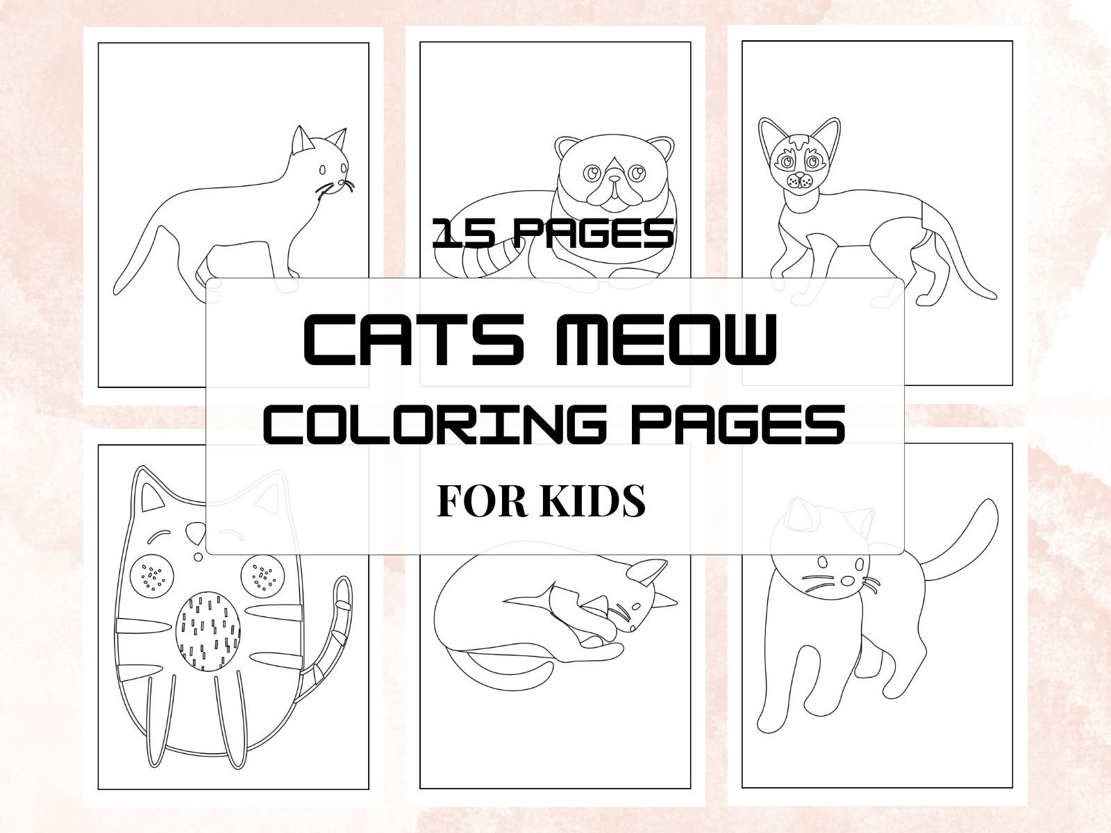 15 Cats Meow Coloring Pages, Printable Printable Cat Coloring Pages for ...