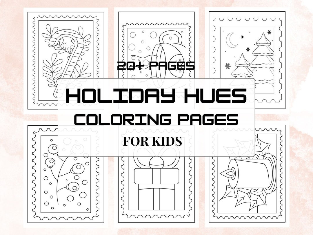 20 Christmas Coloring Pages, Printable Christmas Coloring Pages, Kid ...