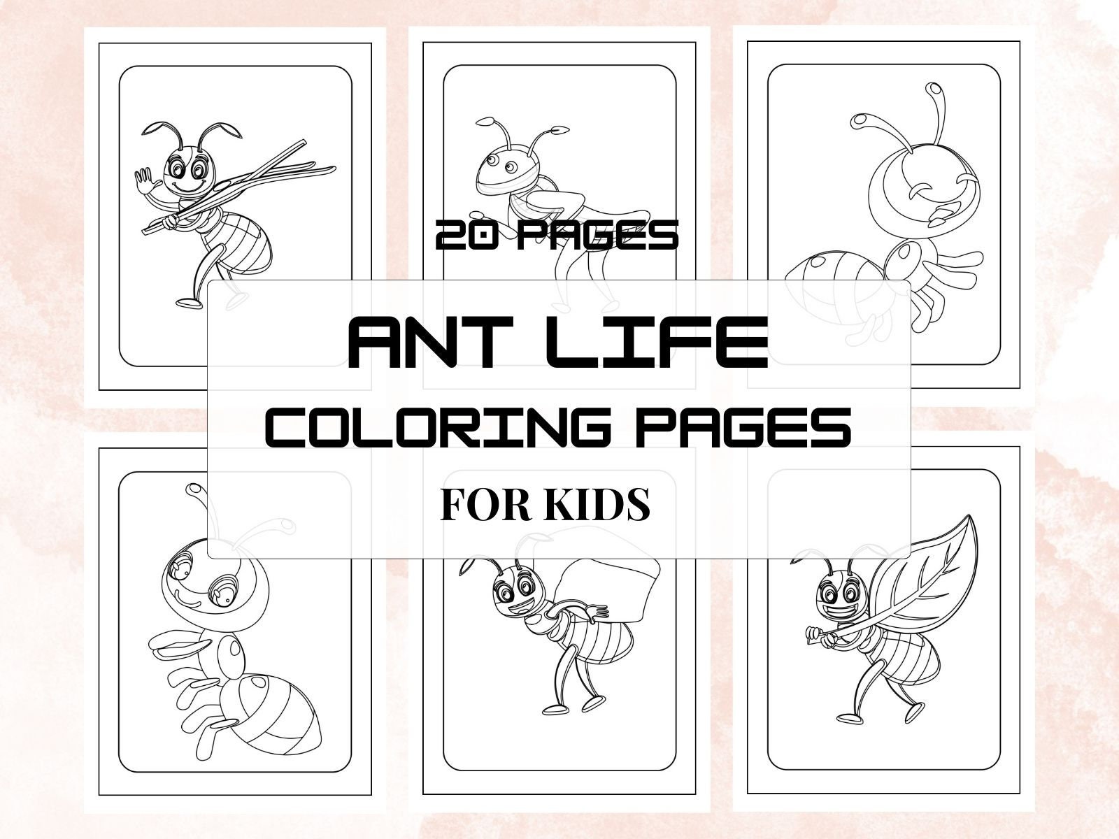 20 Ant Life Coloring Pages for Kids, Boys, Girls, Printable Ant ...