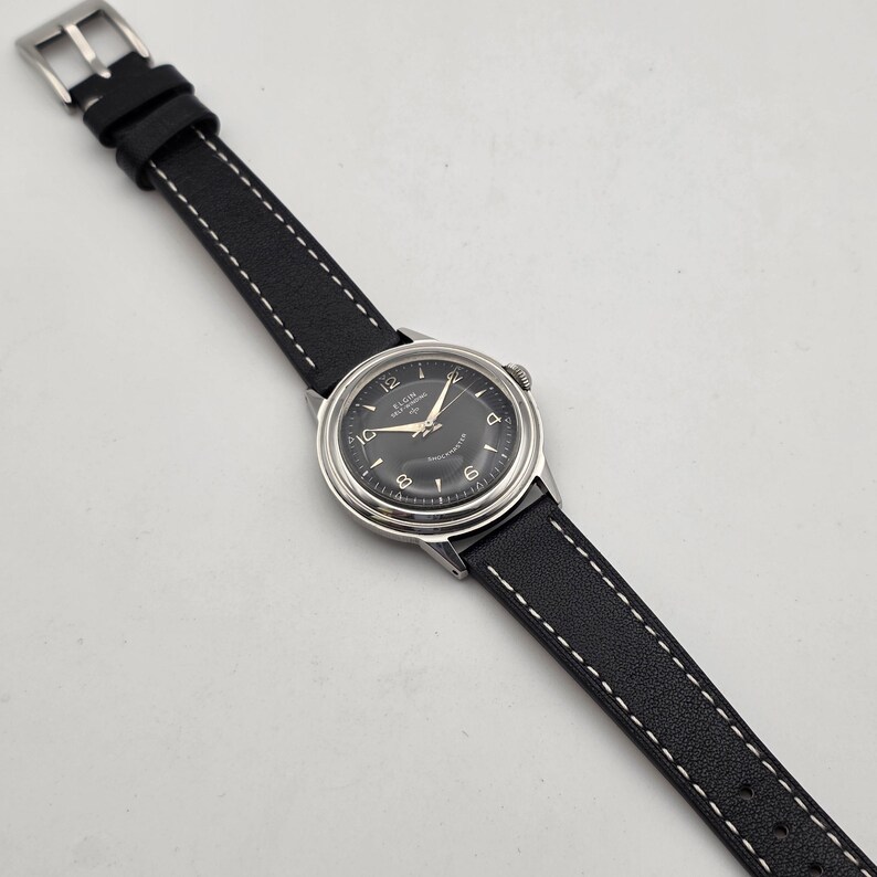 Vintage 1950s Elgin Shockmaster Watch - Etsy