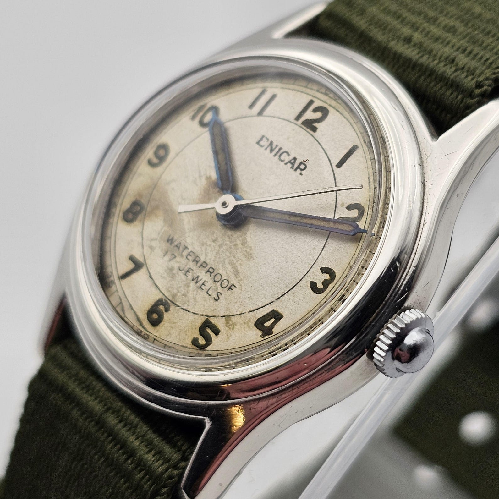 Vintage Enicar Watch - Etsy