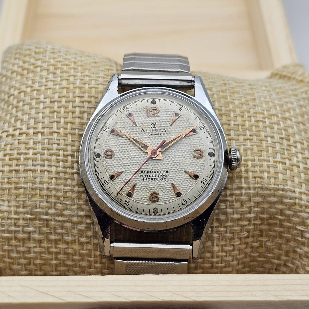 Vintage Alpha Watch - Etsy