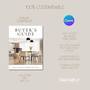 Real Estate Buyer Guide, Real Estate Marketing Template, Realtor Buyer ...