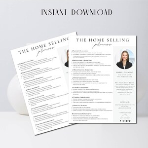 Home Seller Roadmap, Real Estate Marketing, Home Selling Process Packet ...