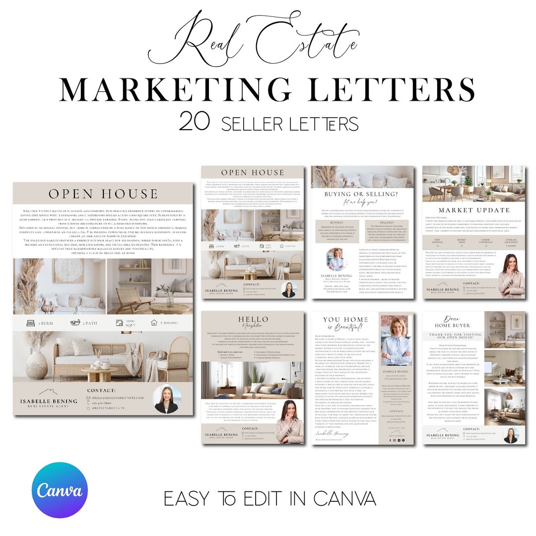 Real Estate Marketing Template Bundle | Real Estate Marketing | Real ...