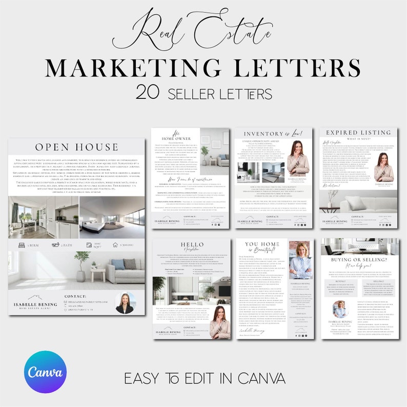 Real Estate Marketing Template Bundle | Real Estate Marketing | Real ...