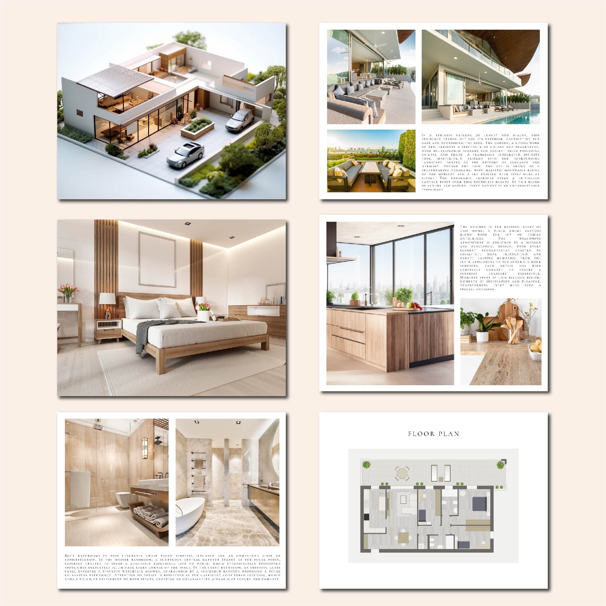 Real Estate Brochure, Luxury Property Brochure, for Sale Flyer, Listing ...