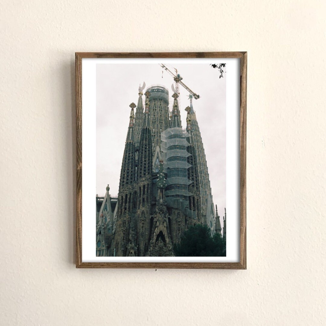 Sagrada Familia, Antoni Gaudi, Barcelona, Spain, Film Photography ...