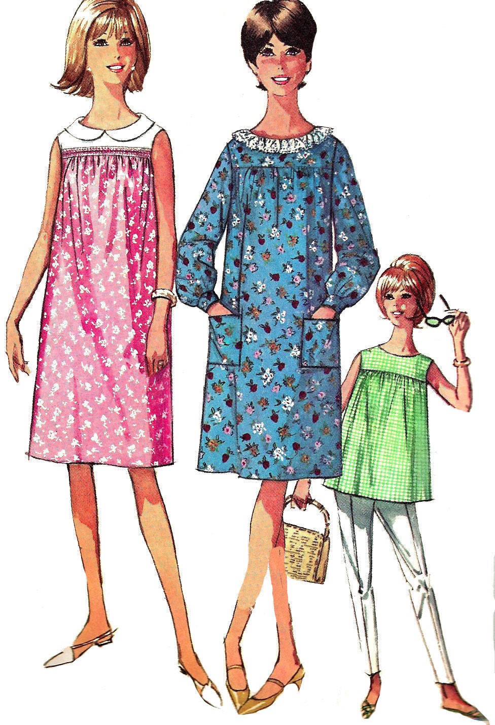 SIMPLICITY Pattern 6362・Vintage 1960s Sewing・Size 16 Maternity Sewing ...