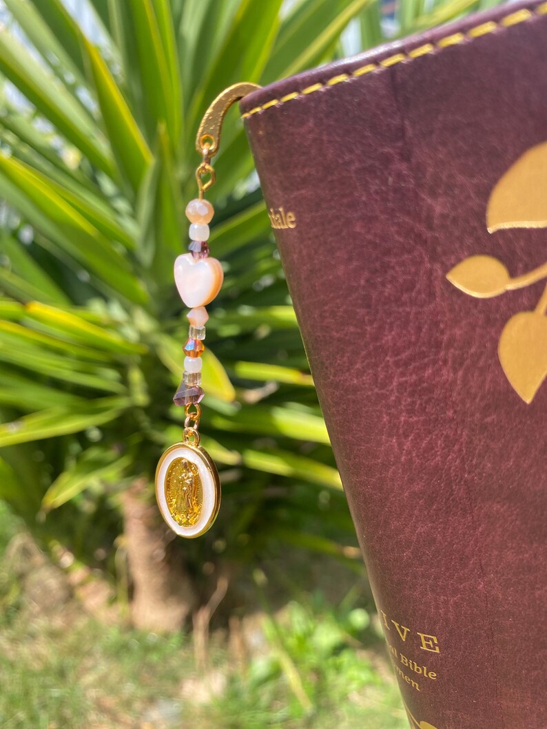 Virgin Mary Metal Bookmark: Catholic Religious Gift - Etsy