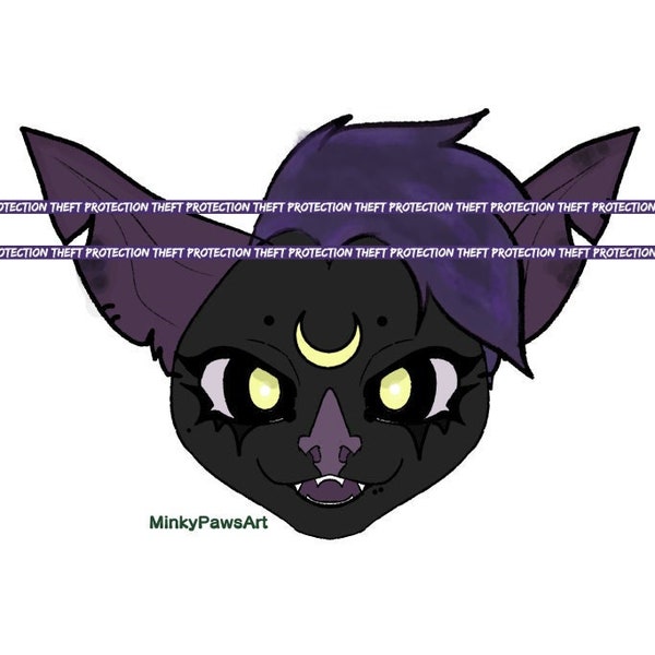 Bat Fursona - Etsy