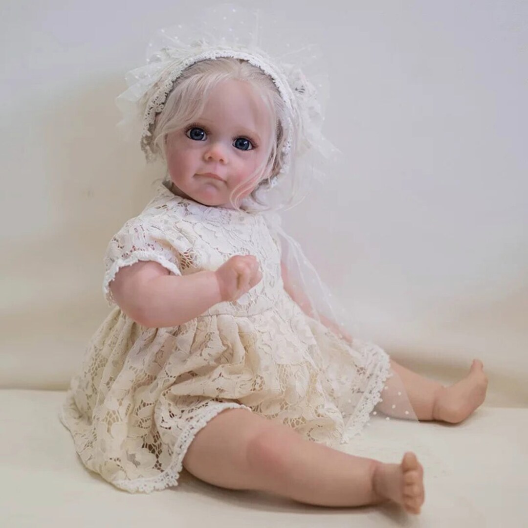 Handmade 24-inch Lifelike Baby Doll Realistic Features Customizable ...