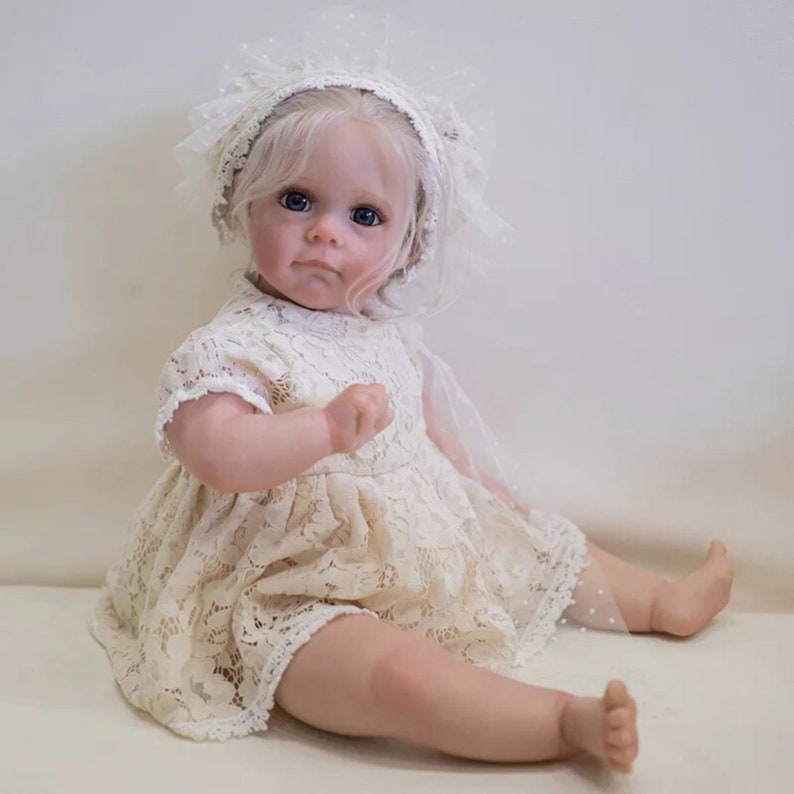 Handmade 24-inch Lifelike Baby Doll Realistic Features Customizable ...