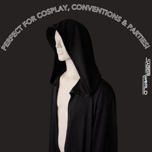 Sith Coat | Black Cape | Cloak | Dark Side| Premium Handmade, Movie ...