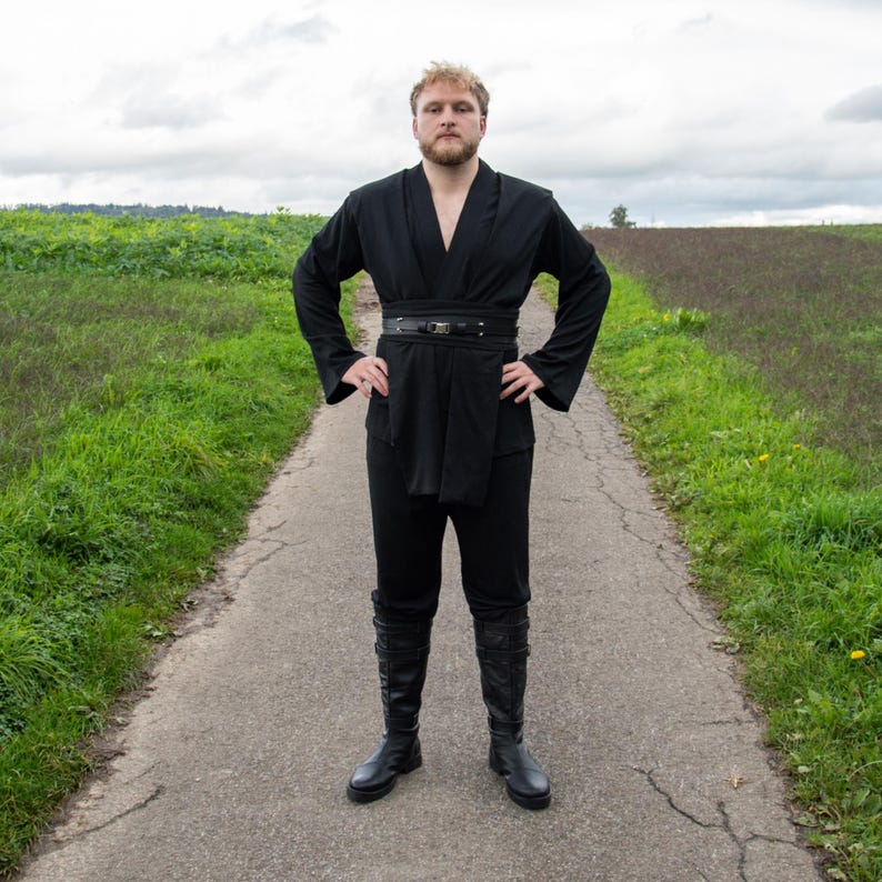 Black Sith Tunic (3-part) | Dark Side | Premium Handmade, Movie ...