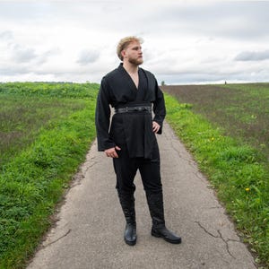 Black Sith Tunic (3-part) | Dark Side | Premium Handmade, Movie ...