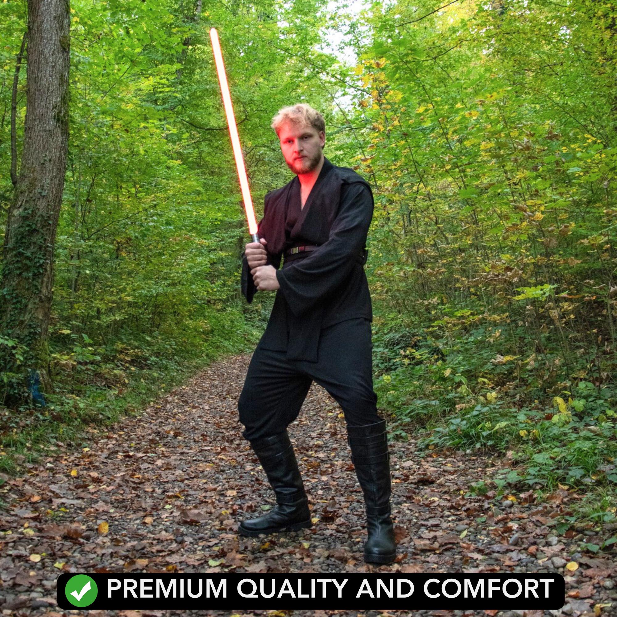 Black Sith Tunic (3-part) | Dark Side | Premium Handmade, Movie ...