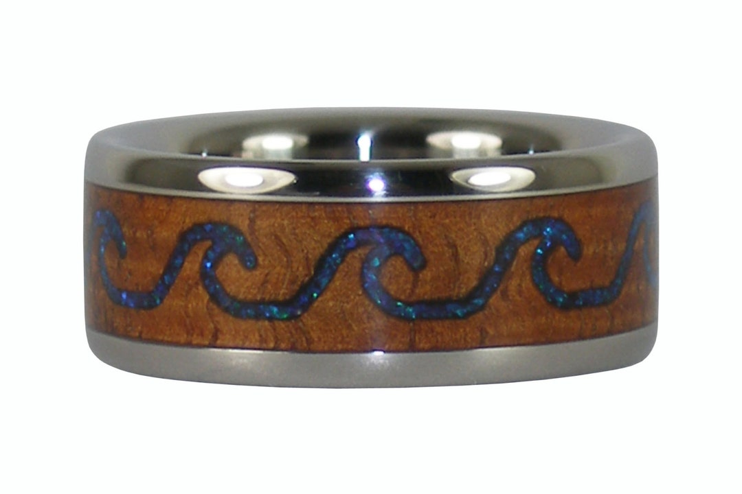 Surfers Wave Ring Wedding Band - Etsy