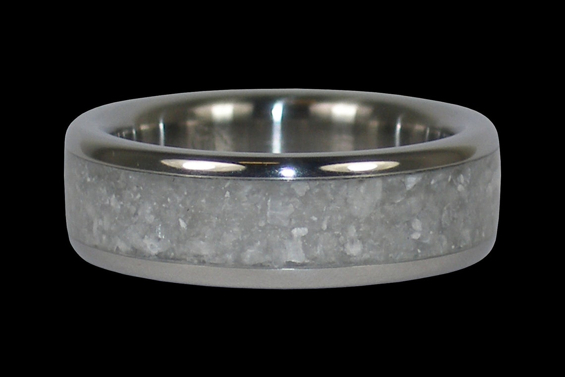 Ulexite Hawaii Titanium Ring - Etsy