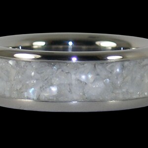 Ulexite Hawaii Titanium Ring - Etsy