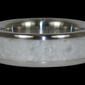 Ulexite Hawaii Titanium Ring - Etsy