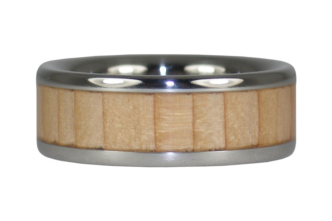 Hemlock Wood From Oregon Titanium Ring - Etsy