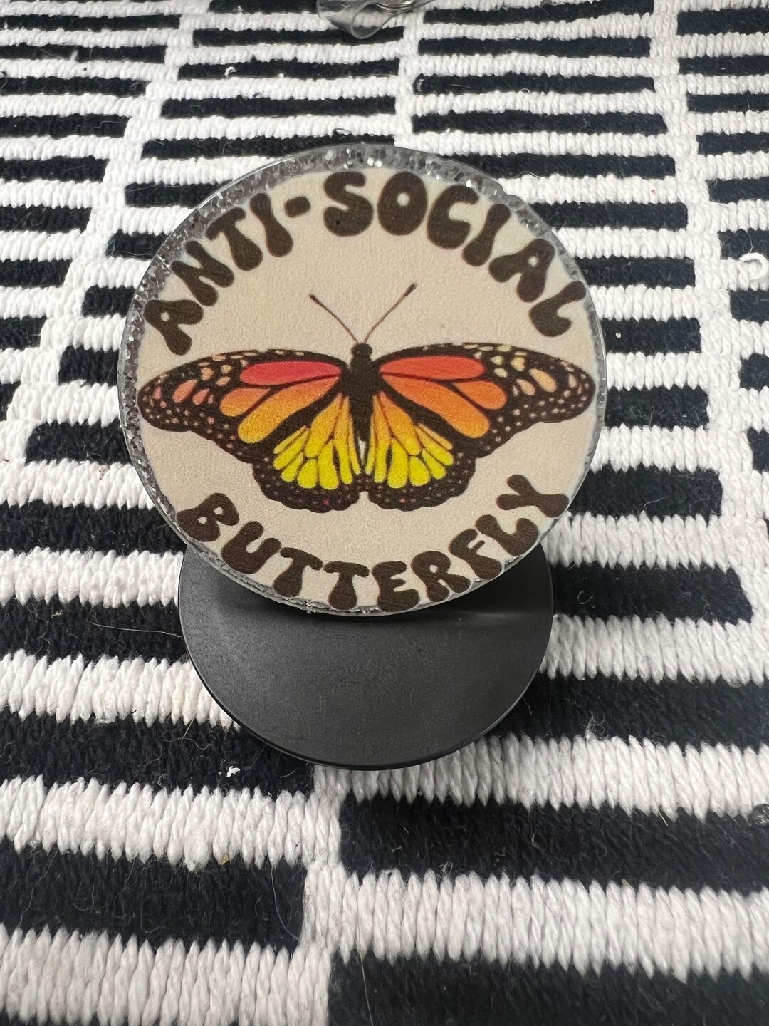 Anti-social Butterfly ..popsocket - Etsy
