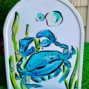 Fish Sea Life Whimsical Mailbox, Hand Painted Mailbox, Decorative ...