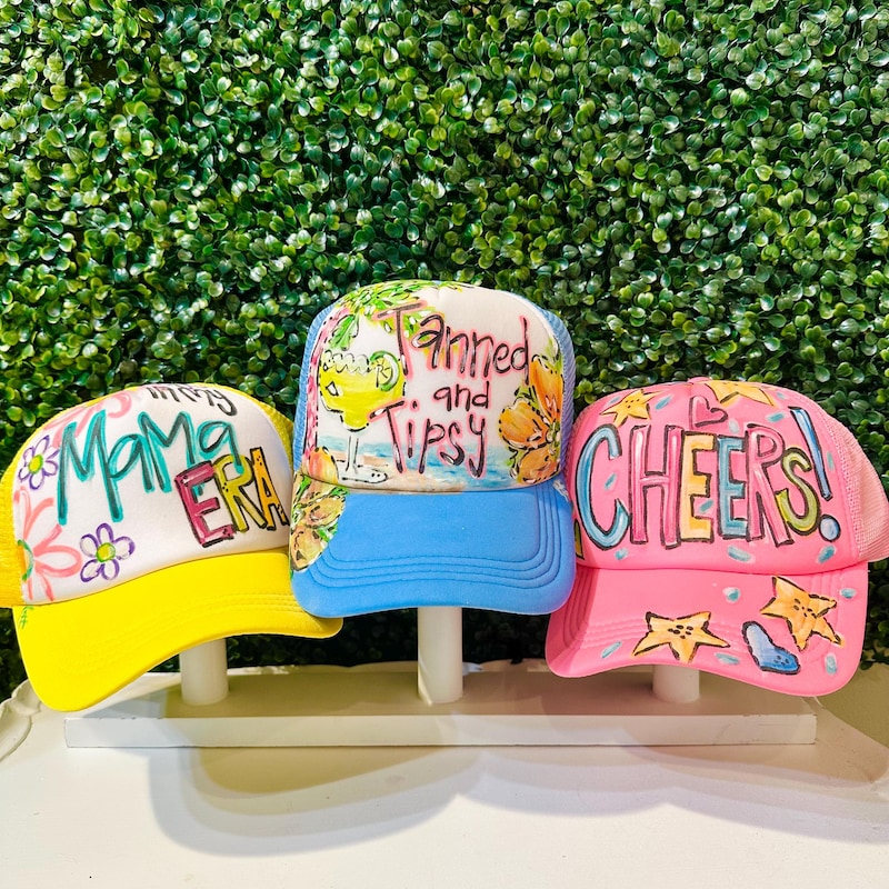 Hand Paint Hat - Etsy