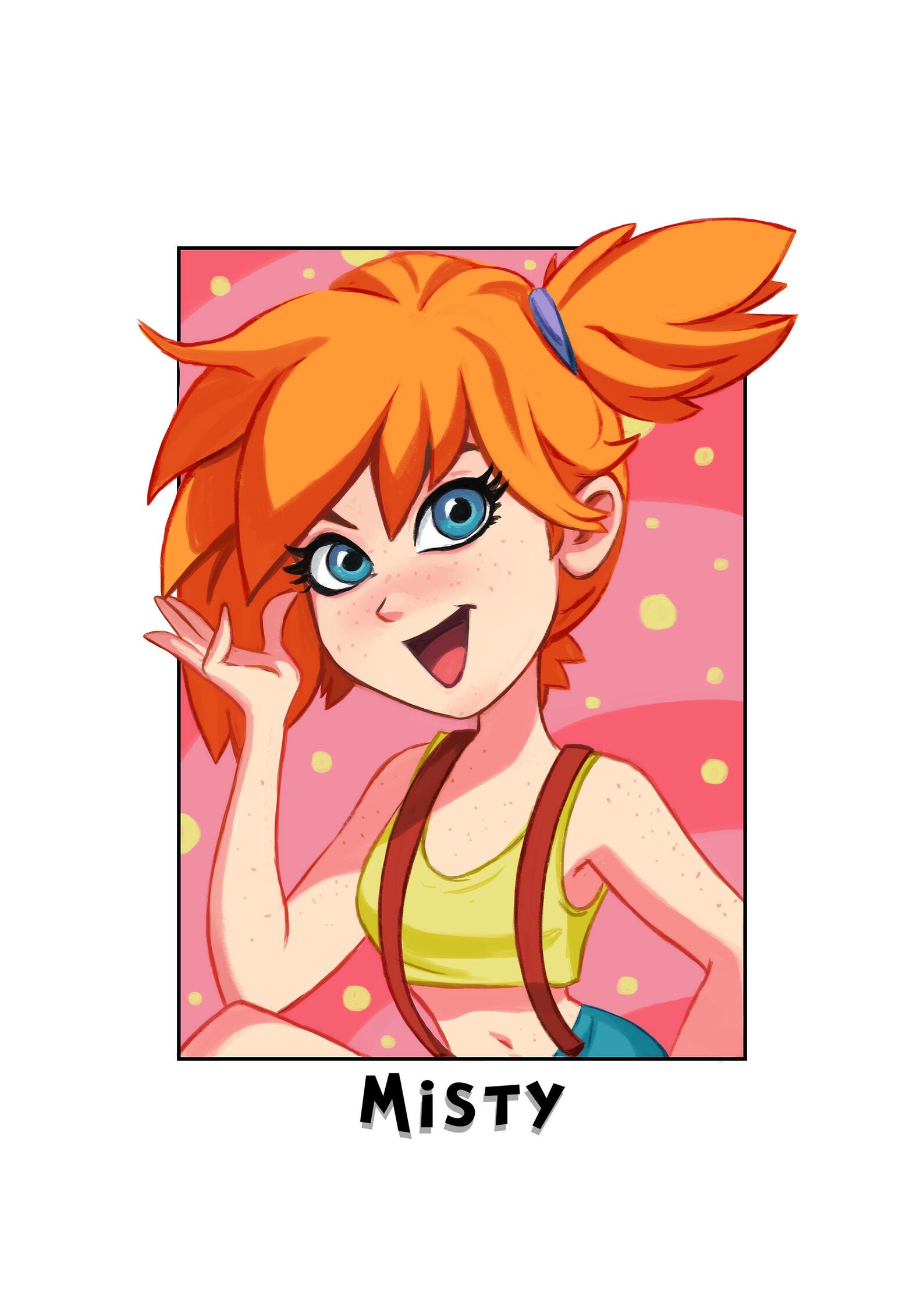 Pokemon Trainer Misty Digital Print Art Poster A4 for - Etsy