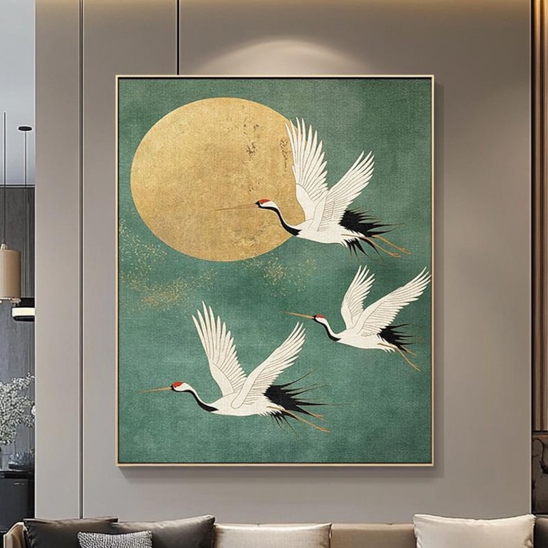 Chinese Crane Pine Tree - Etsy UK