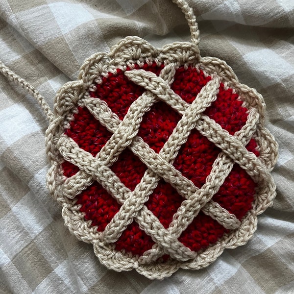 Crochet Cherry Pie - Etsy