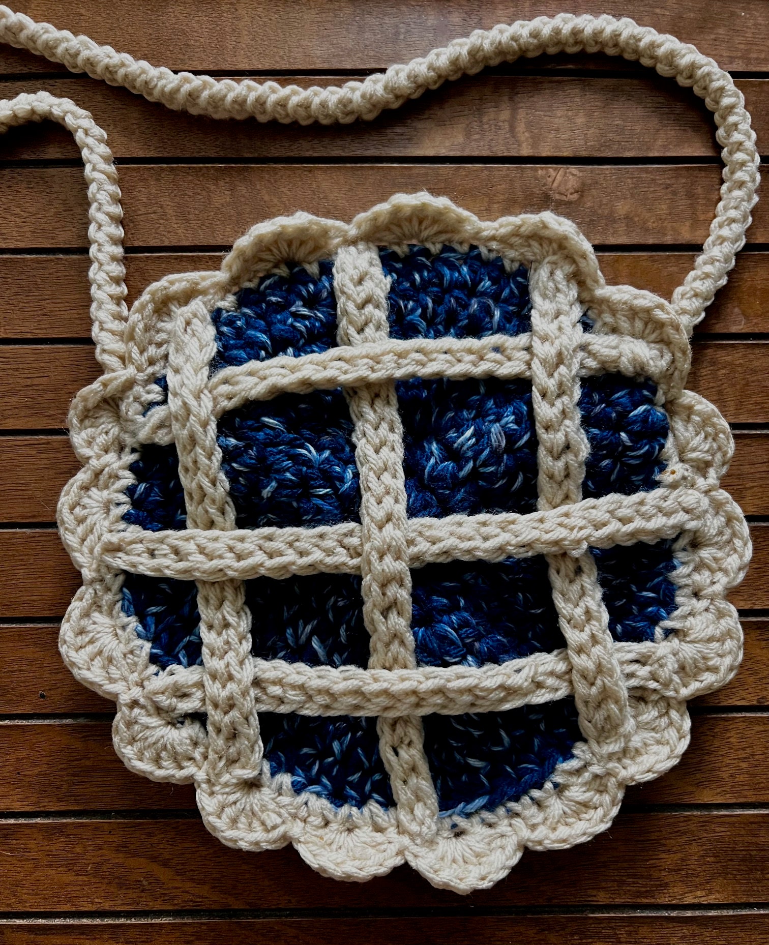 Handmade Made to Order Crochet Blueberry OR Cherry Pie Purse ...