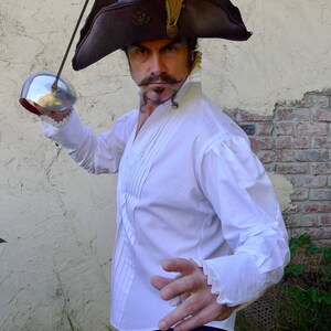 Men's White Steampunk Dandy Pirate Shirt - Etsy