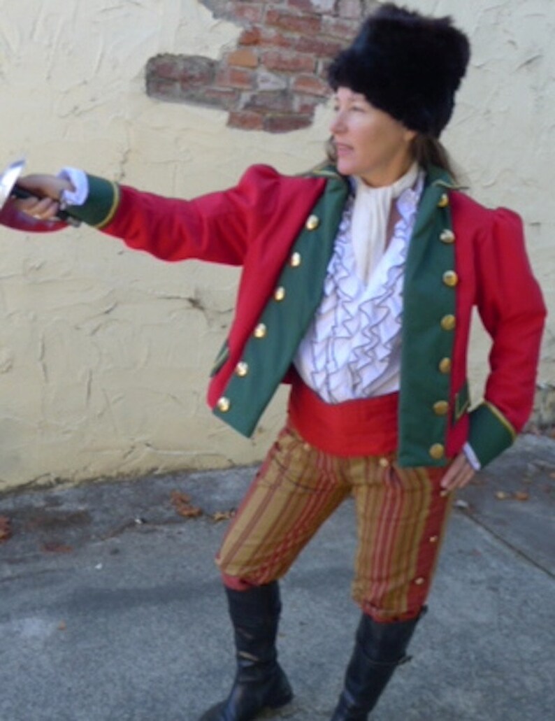 Steampunk Dragoon Red Coat Commander Jacket - Etsy