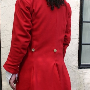 Red Hunting Swallowtail Jacket - Etsy
