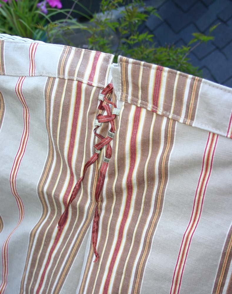 Stripe Button Flap Front Steampunk Tapestry Pants - Etsy