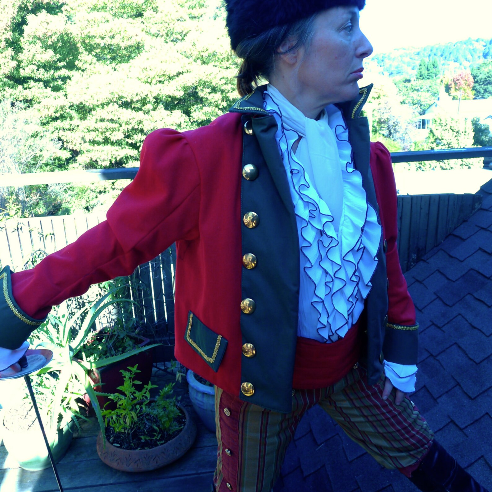 Steampunk Dragoon Red Coat Commander Jacket - Etsy