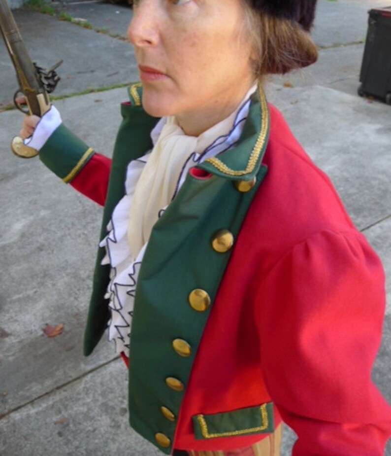 Steampunk Dragoon Red Coat Commander Jacket - Etsy