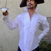 Men's White Steampunk Dandy Pirate Shirt - Etsy