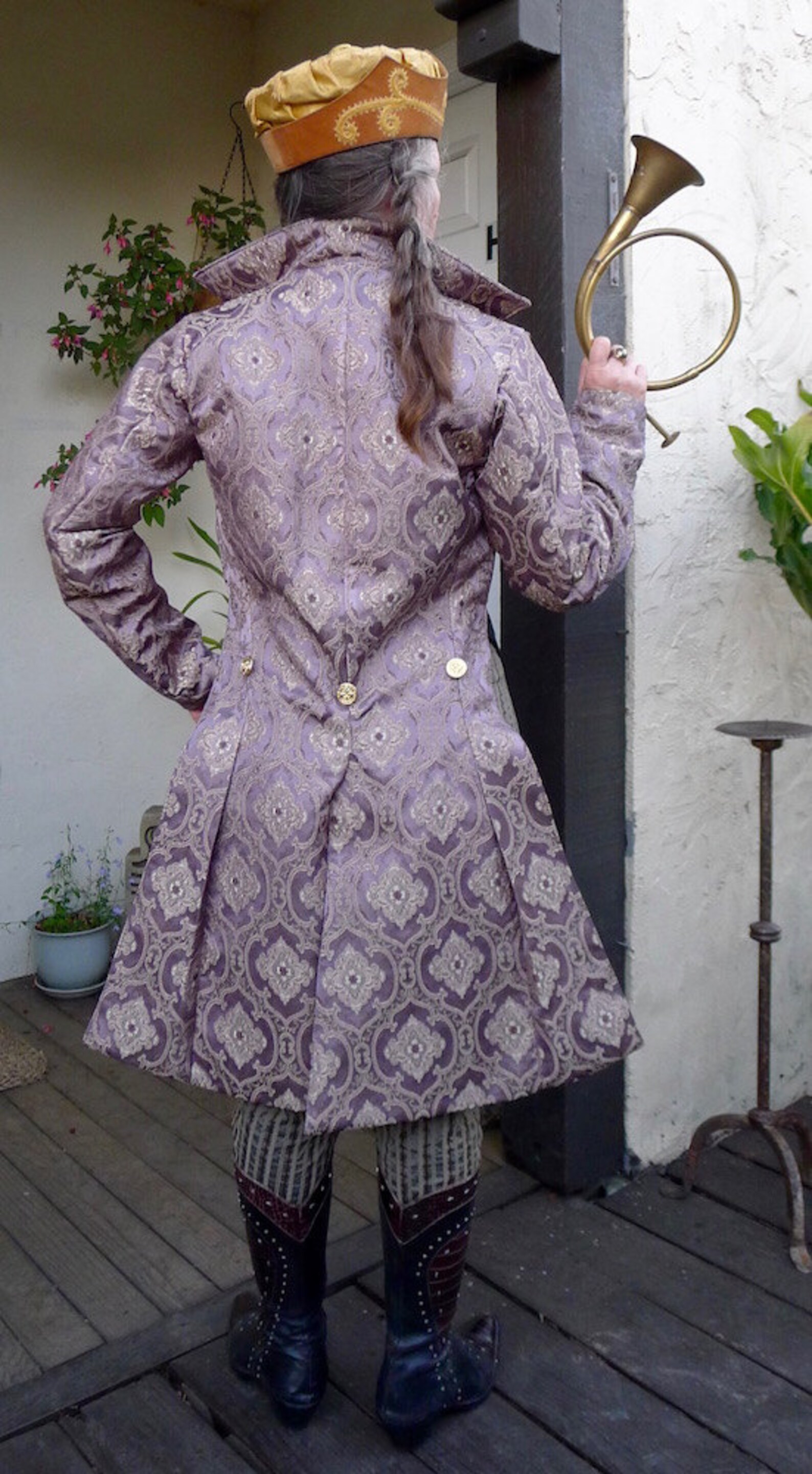 Mauve and Gold Renaissance Brocade French Steampunk Wedding - Etsy