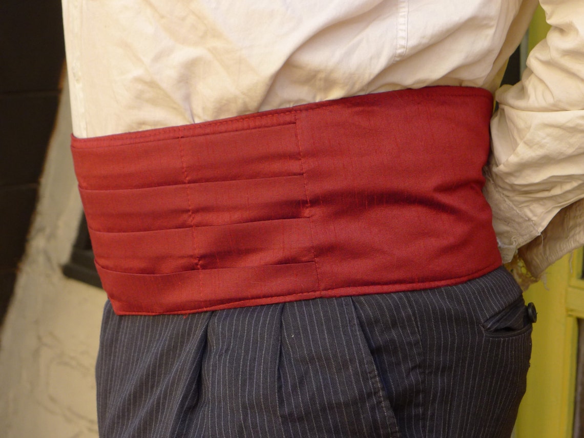 Maroon Cummerbund | Etsy