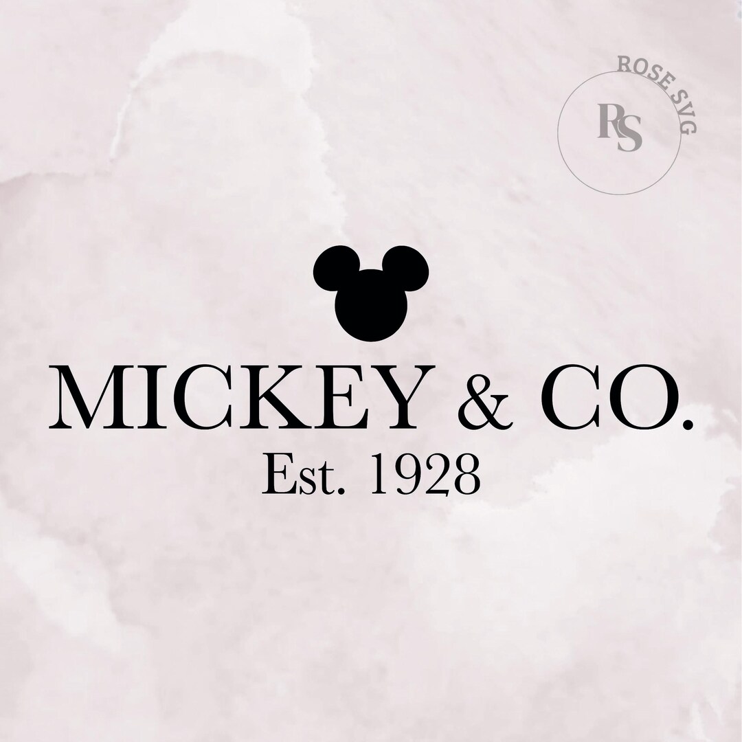 Mouse SVG Mickeyy & Coo. Since. 1928 SVG/PNG, Vinyl Cut File, Cricut ...
