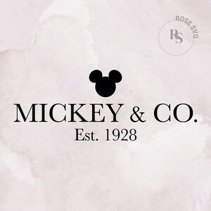 Mouse SVG Mickeyy & Coo. Since. 1928 SVG/PNG, Vinyl Cut File, Cricut ...