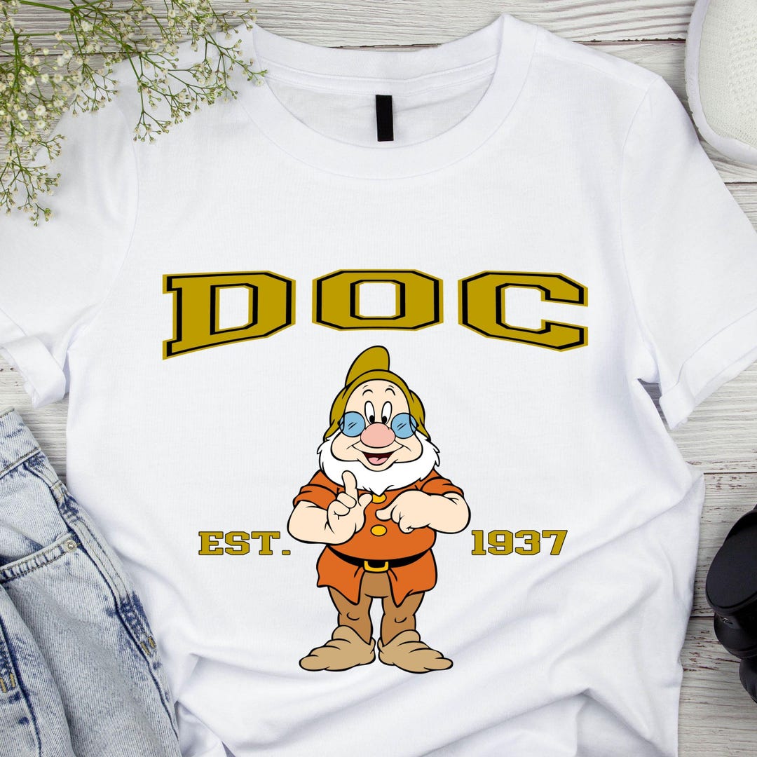 Doc 7 Dwarfs Png, Snow White Png, Seven Dwarfs Png, Birthday Squad Png ...