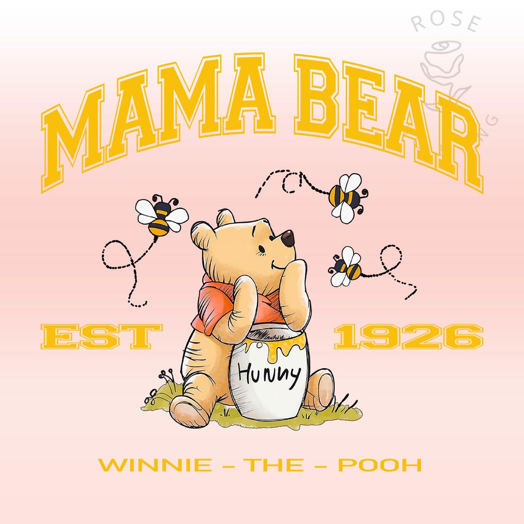 Pooh Bear PNG, Family Png, Vacation Heat Png,bear With Honey Pot Png ...