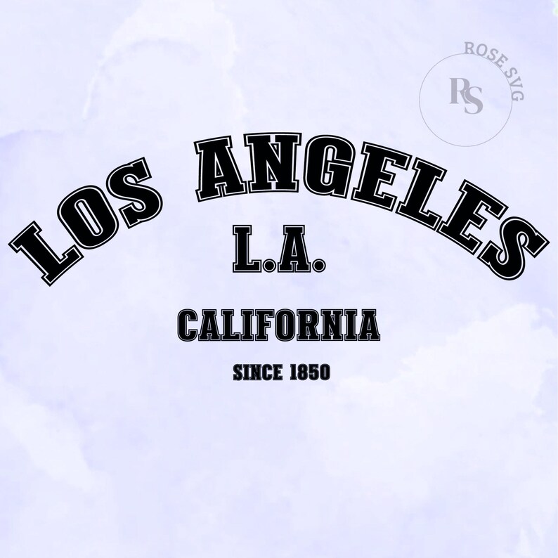 Los Angeles PNG, Instant Download, Personal Use, Instant Download ...