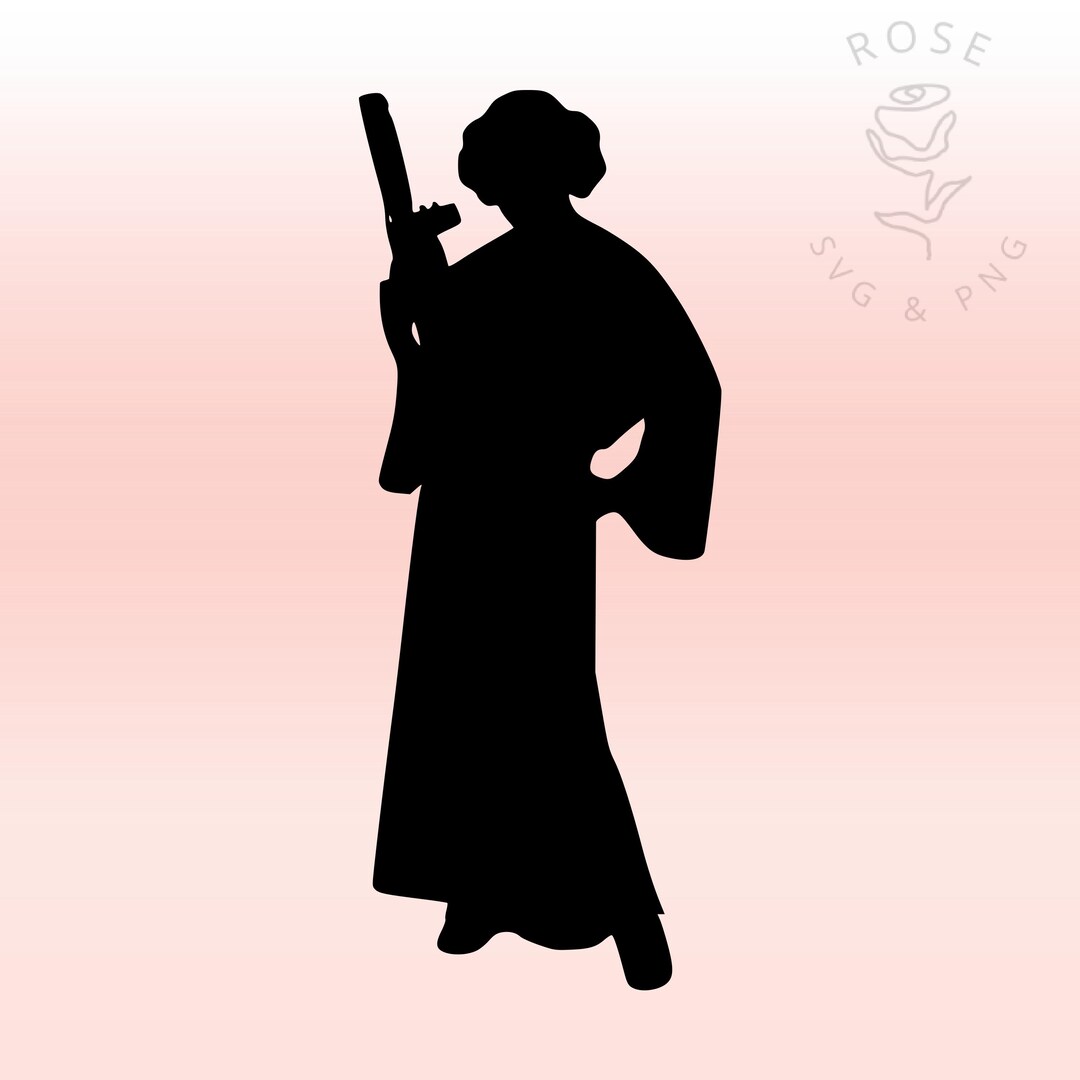 Princess Leah SVG, Star Wars Princess Leah Png, Mouse Head Ears Png Clipart , Cut File Outline ...