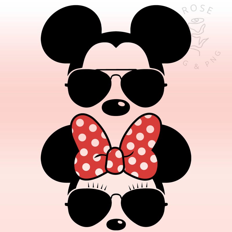 Mickey Glasses Svg - Etsy