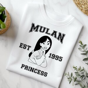Princess Mulann Est 1995 Svg, Svg for Cricut, Princess Face Svg Png ...